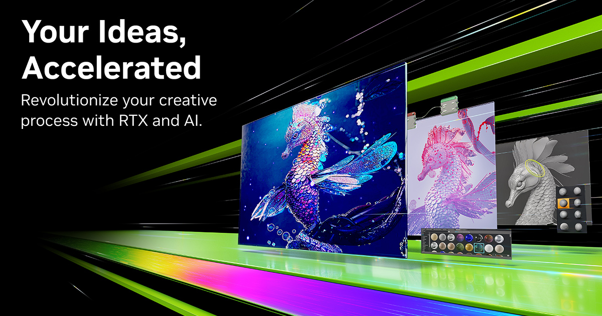 创意飞跃：GeForce RTX 40 系列显卡专为游戏玩家和创作者打造，大幅提升 3D 渲染、AI 和视频导出的性能，至高可达 2 倍 | GeForce 新闻 | NVIDIA