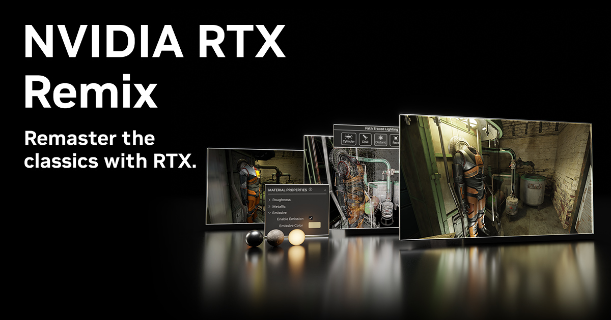 NVIDIA RTX Remix 公测版现已发布 — 下载即可制作经典游戏的全景光线追踪 RTX Mod | GeForce 新闻 | NVIDIA
