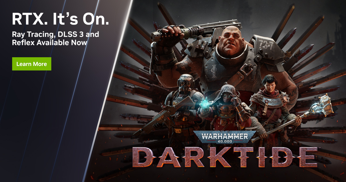 “战锤 40K：暗潮 (Warhammer 40,000: Darktide)”现已发布，游戏支持 NVIDIA DLSS 3、NVIDIA Reflex 和光线追踪技术 | GeForce ...